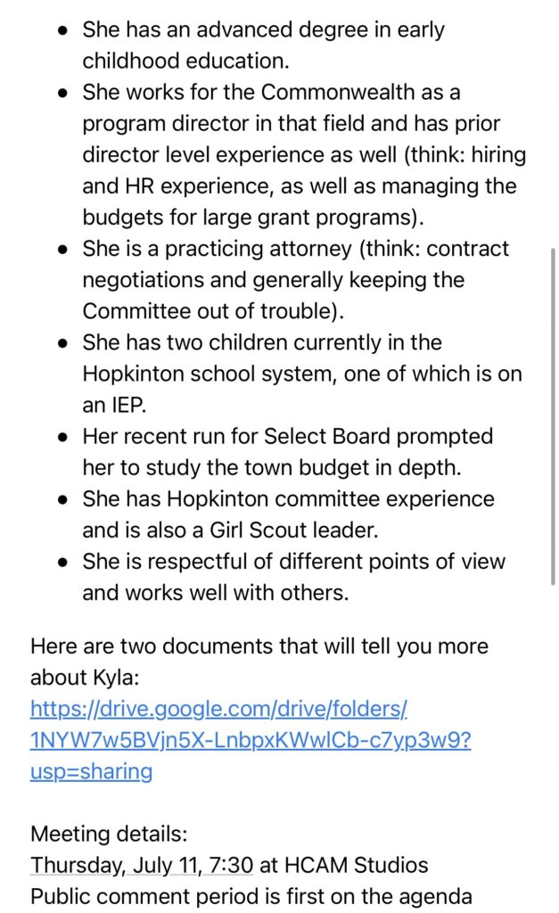 DTC Launches Campaign to Push McSweeney for School Committee – HopNews