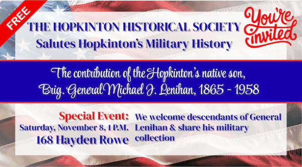 Hopkinton's Brigadier General Michael J. Lenihan's Legacy - HopNews